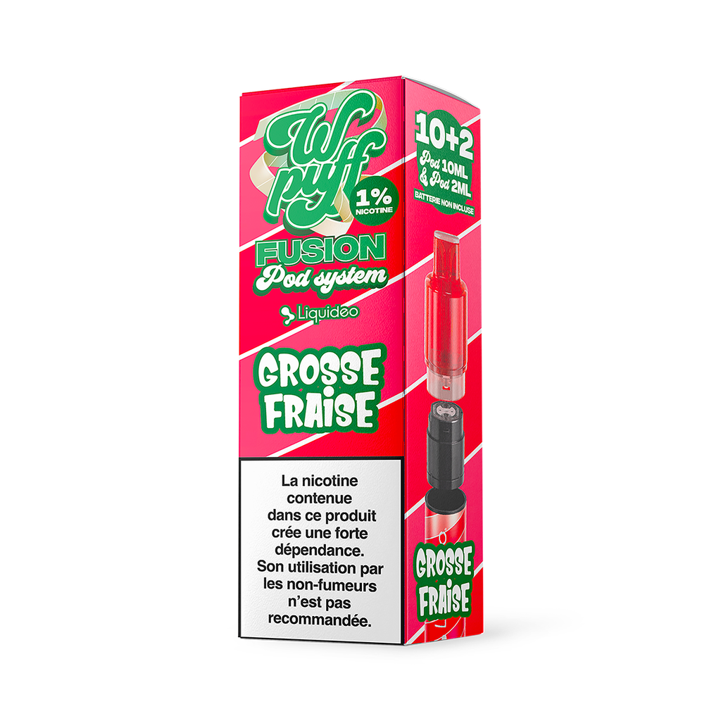 Fusion Pod System - 1 pod Grosse Fraise x10 | LiquideoPRO