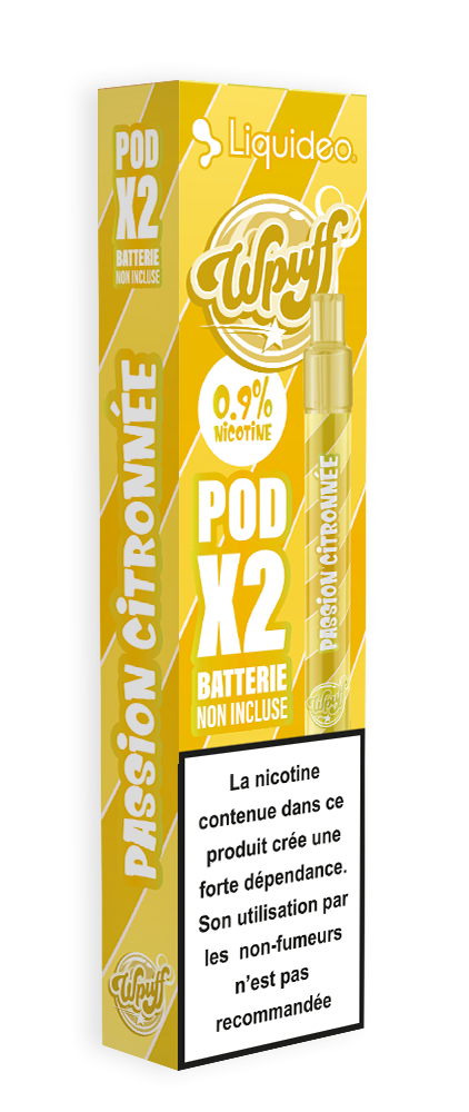 Wpuff Pod 2.0 - 2 pods Passion Citronnée x10 | LiquideoPRO