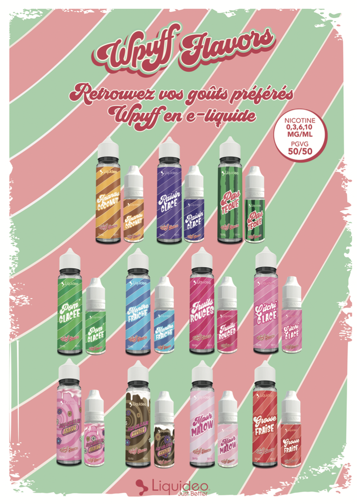 A3 - Poster Wpuff Flavors | LiquideoPRO